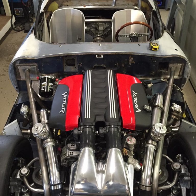 1968 Jaguar with a Twin-Turbo Viper V10 - engineswapdepot.com