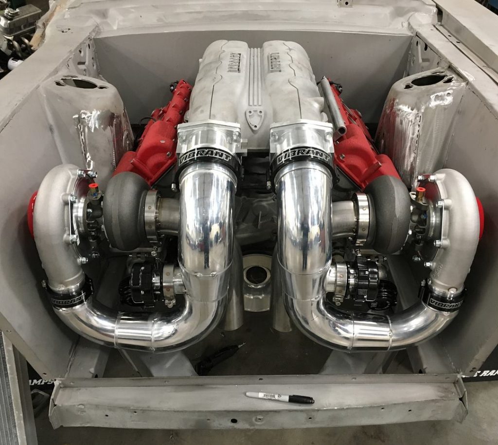 1968 Mustang with a Twin-Turbo Ferrari V8 Update – Engine Swap Depot