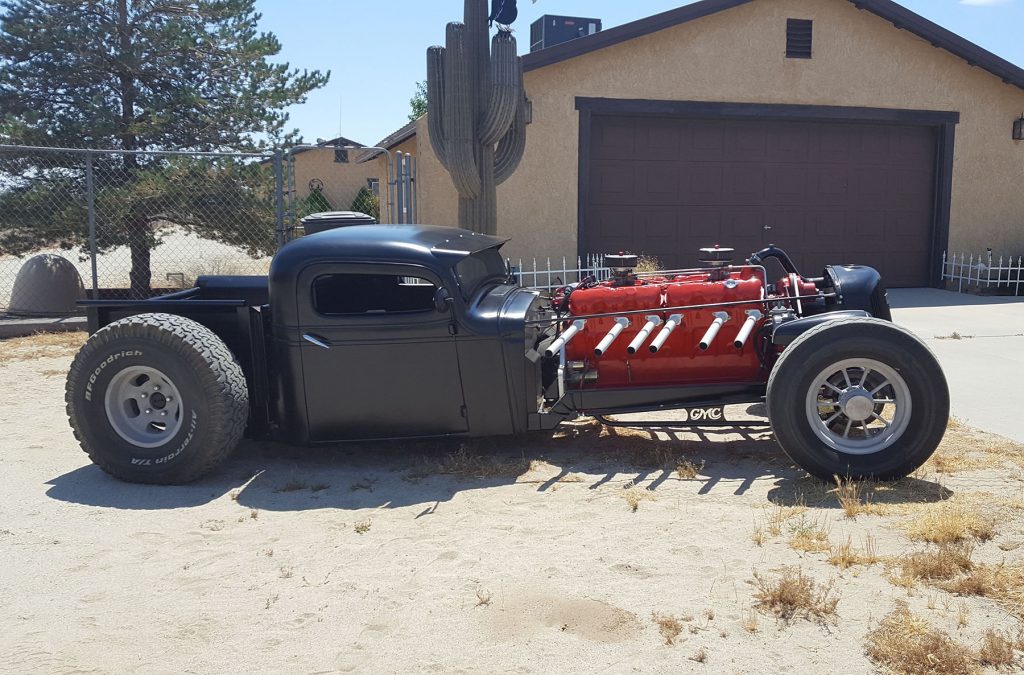1935 GMC Rat Rod with a 702 ci Twin Six V12 – Engine Swap Depot