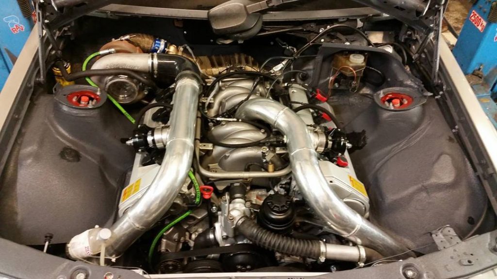 Mercedes 190E with a Turbo M119 V8 - engineswapdepot.com