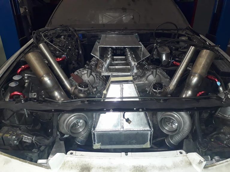 Nissan R32 GTR with a 1700 hp Twin-Turbo VK56 V8 - engineswapdepot.com